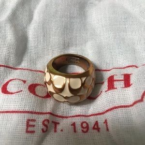 Coach | Jewelry | Coach Enamel Ring | Poshmark